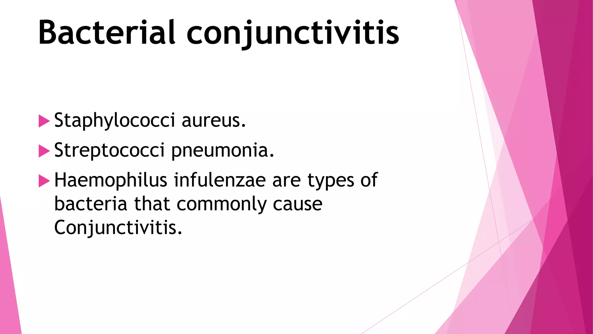 Conjunctivitis harun malik | PPTX