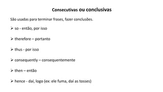 Conjunções (Linking Words) | PPTX