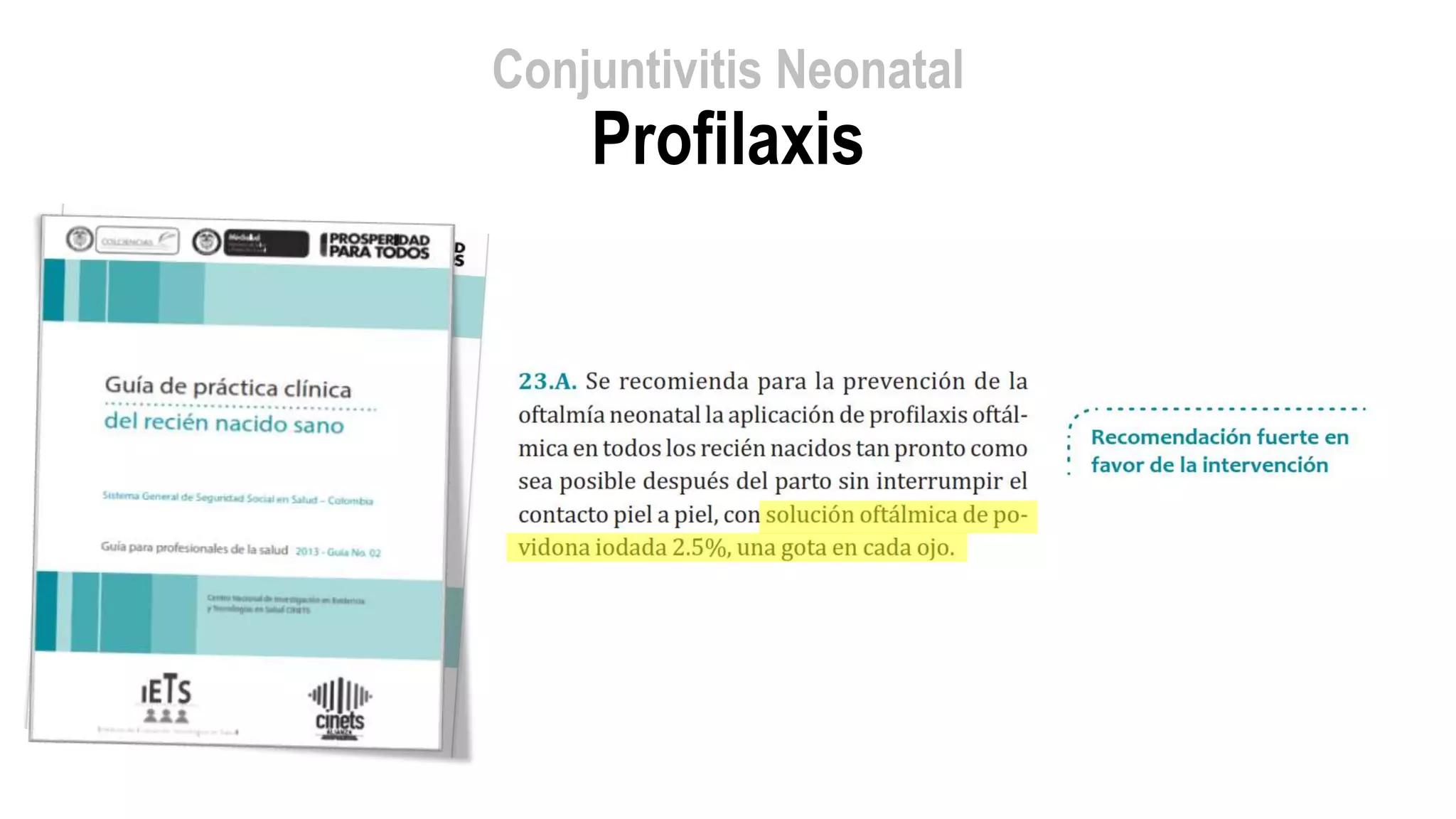 Conjuntivitis neonatal | PPTX