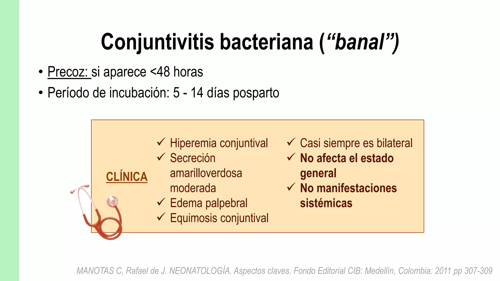 Conjuntivitis neonatal | PPTX