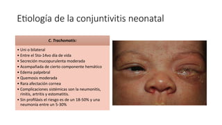 Conjuntivitis neonatal | PPTX