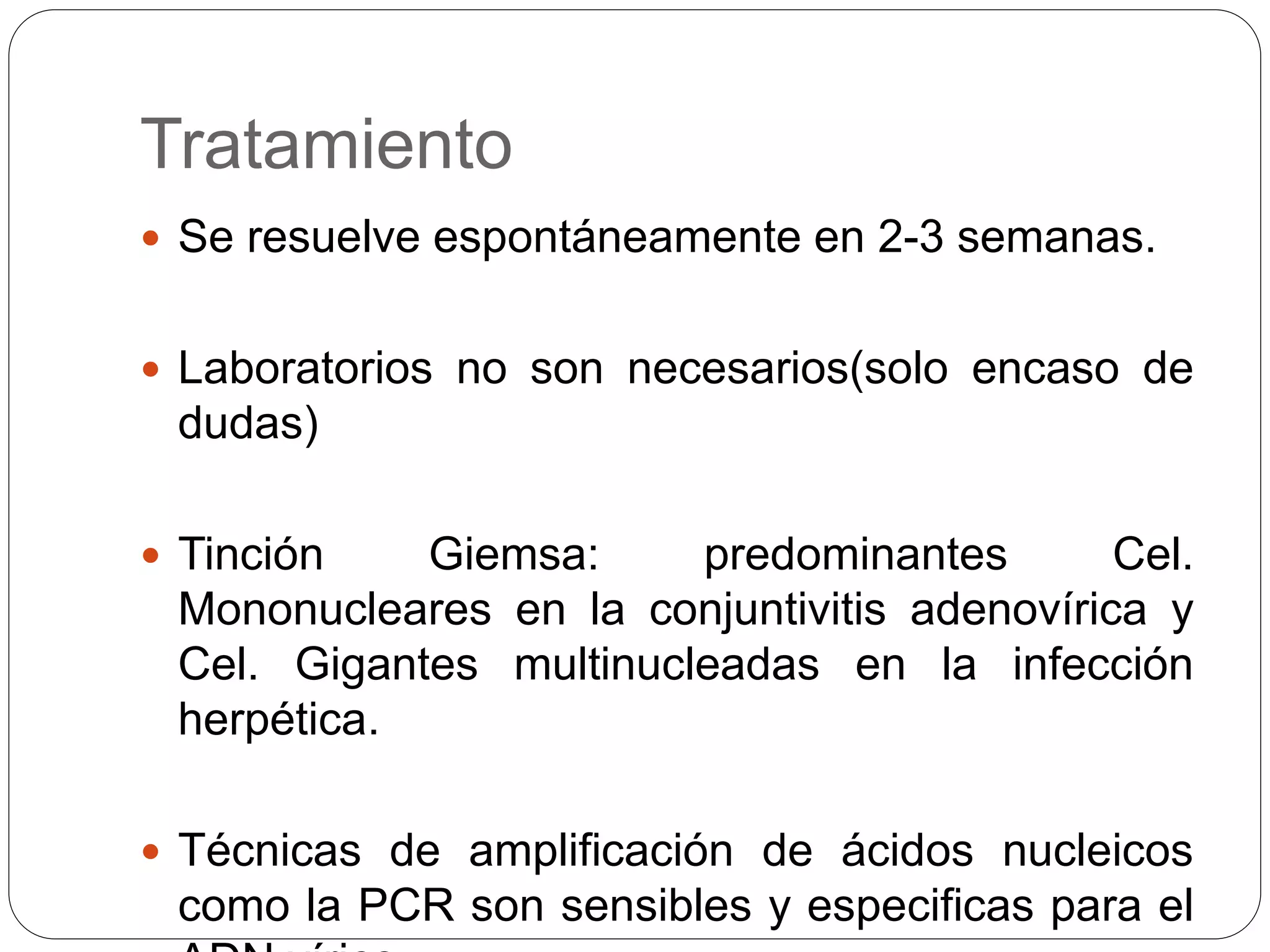 Conjuntivitis vírica | PPTX
