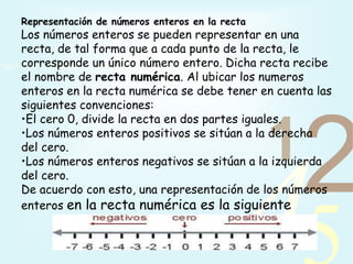 Conjunto de numeros enteros | PDF