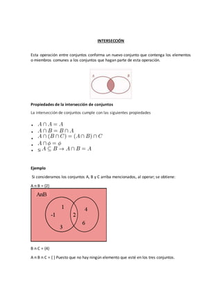 CONJUNTOS Y SUS OPERACIONES | DOCX