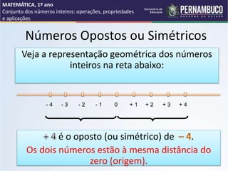 Conjuntos dos números inteiros operações, propriedades e aplicações.pptx