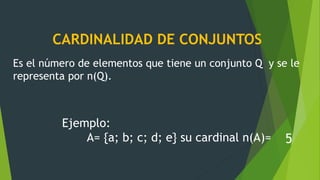 CONJUNTOS PARA NIÑOS DE PRIMARIA 1 | PPTX