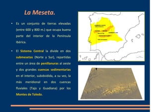 Relieve español: grandes unidades y conjuntos morfoestructurales. | PDF