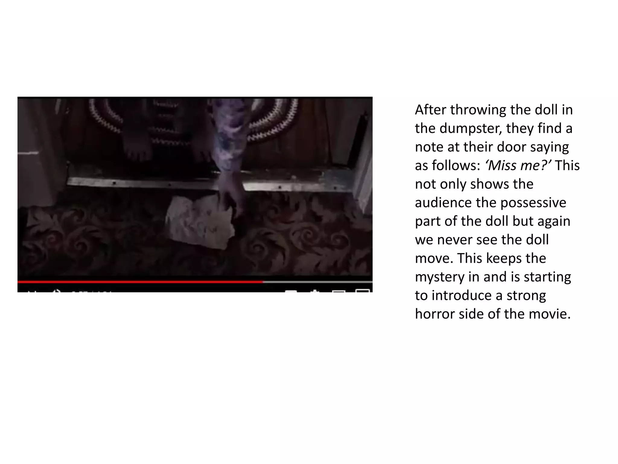 Conjuring opening scene | PPT