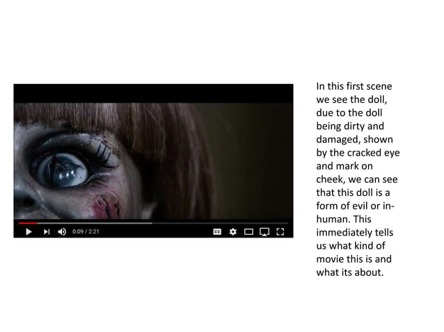 Conjuring opening scene | PPT