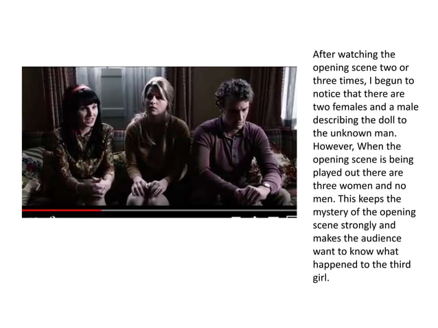 Conjuring opening scene | PPT