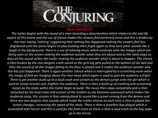 Conjuring trailer analysis | PPT