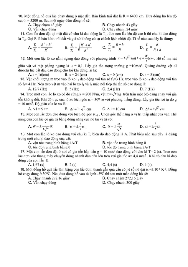 đề Con lac loxo_conlac_don_053 | PDF