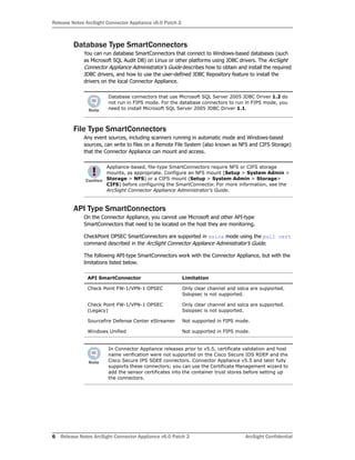 ArcSight Connector Appliance v6.0 Patch 2 Release Notes | PDF