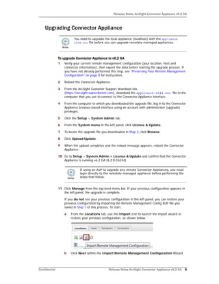 ArcSight Connector Appliance v6.2 Release Notes | PDF