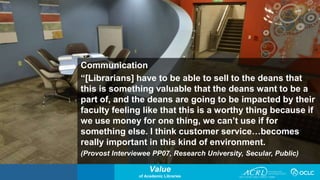 Communicating Library Impact Beyond Library Walls: A Collaborative ...