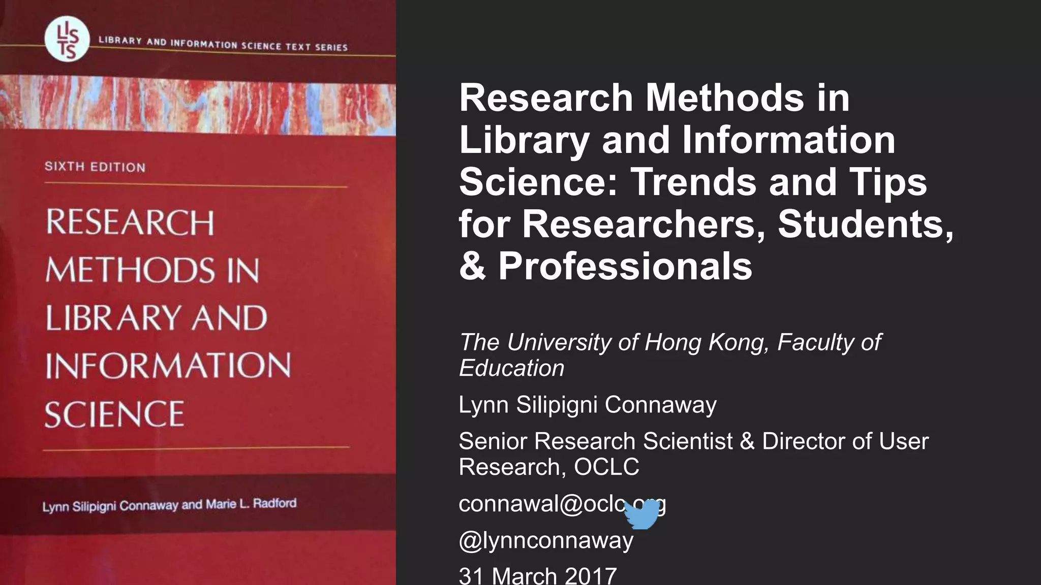Research Methods in Library and Information Science: Trends and Tips ...