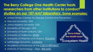 Opening the One Health Workforce Pipeline: Education and Research ...