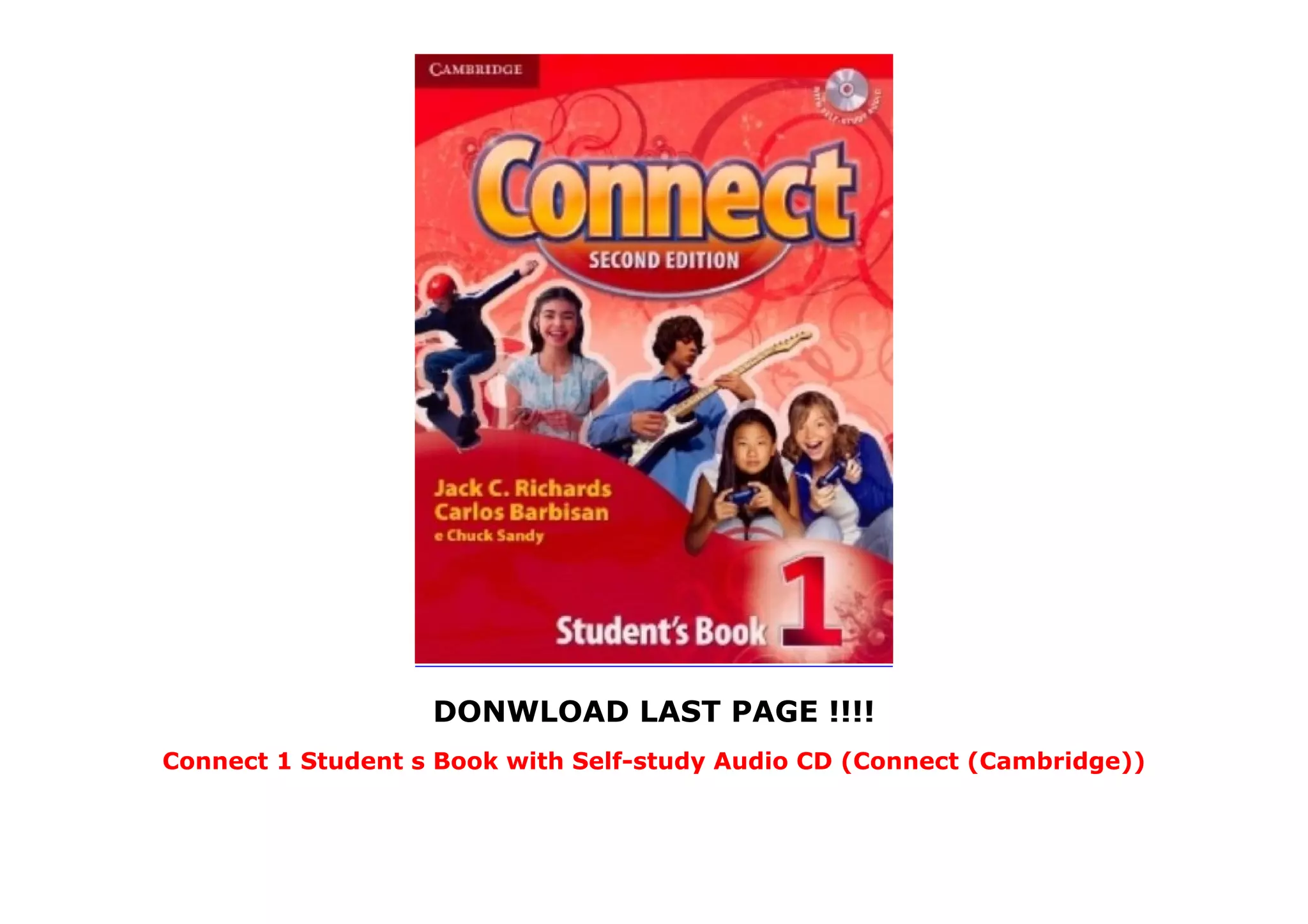 Connect 1 Student s Book with Self-study Audio CD (Connect (Cambridge ...