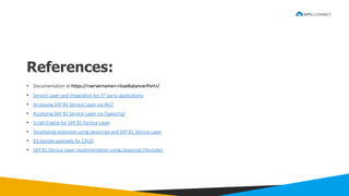 Connect SAP Business One using Service Layer (HANA) | PDF