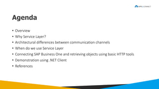 Connect SAP Business One using Service Layer (HANA) | PDF