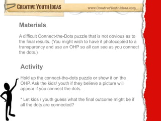 Object lessons: Connect the-dots | PPTX