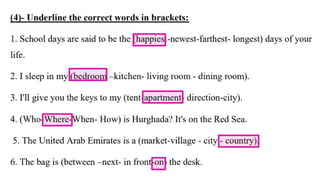 Egypt - Connect - Primary four - Unit four .pptx