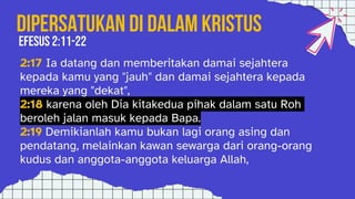Connect: Terhubung dengan Tuhan, eksposisi Efesus 2:11-12 | PPTX