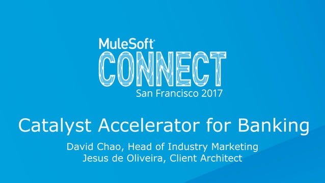 Connect 2017 catalyst accelerator for banking | PDF | Business Banking ...