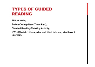 Connect2Literacy: Communication Supports for Guided Reading | PPT