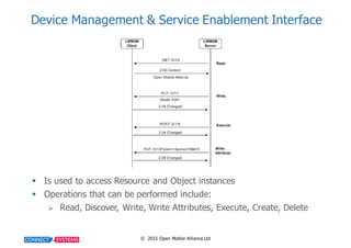 Device Management for Internet of Things Constrained Devices OMA ...