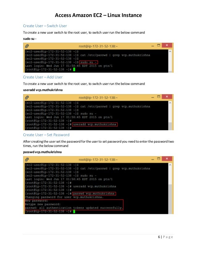 Connect Amazon EC2 Linux Instance