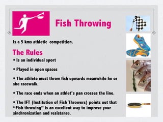 Connect and combine fish throwing | PPT
