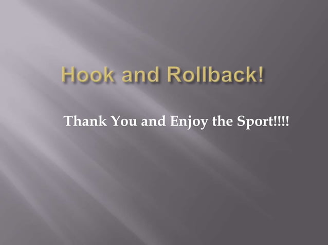 Hook and Rollback! | PPTX