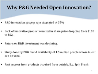 Open Innovation with an example from P&G | PPTX