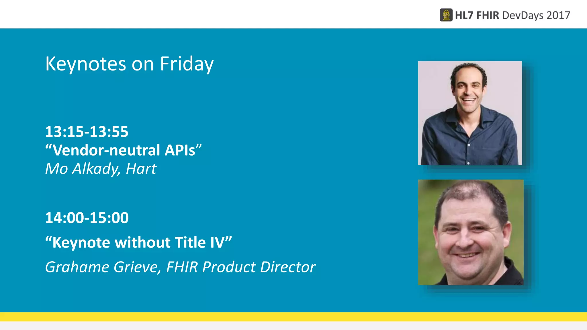 Connectathon opening 2017 | PPT