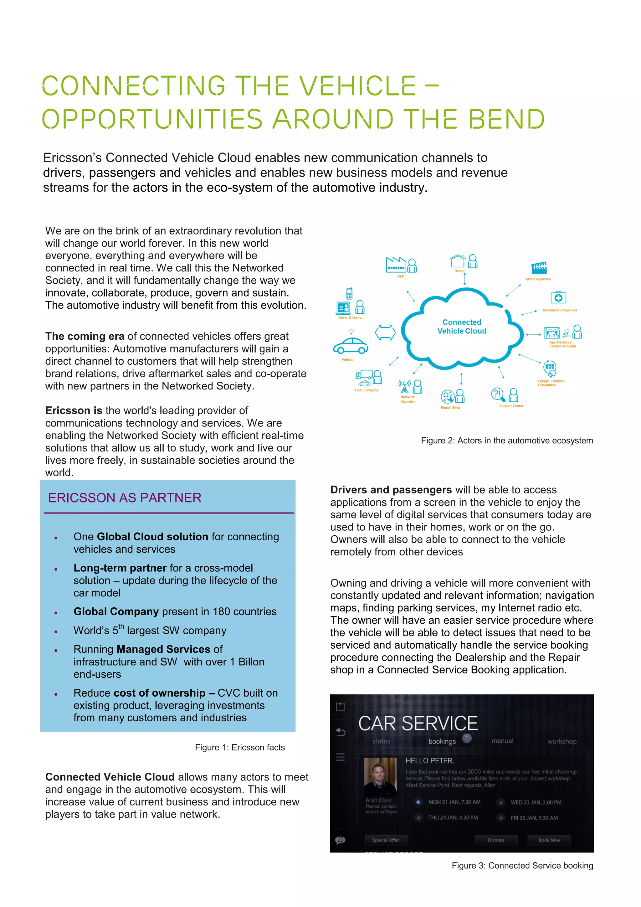 Ericsson’s Connected Vehicle Cloud(CVC) | PDF