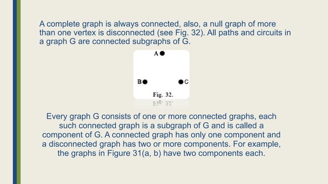 Connected and disconnected graph | PPTX