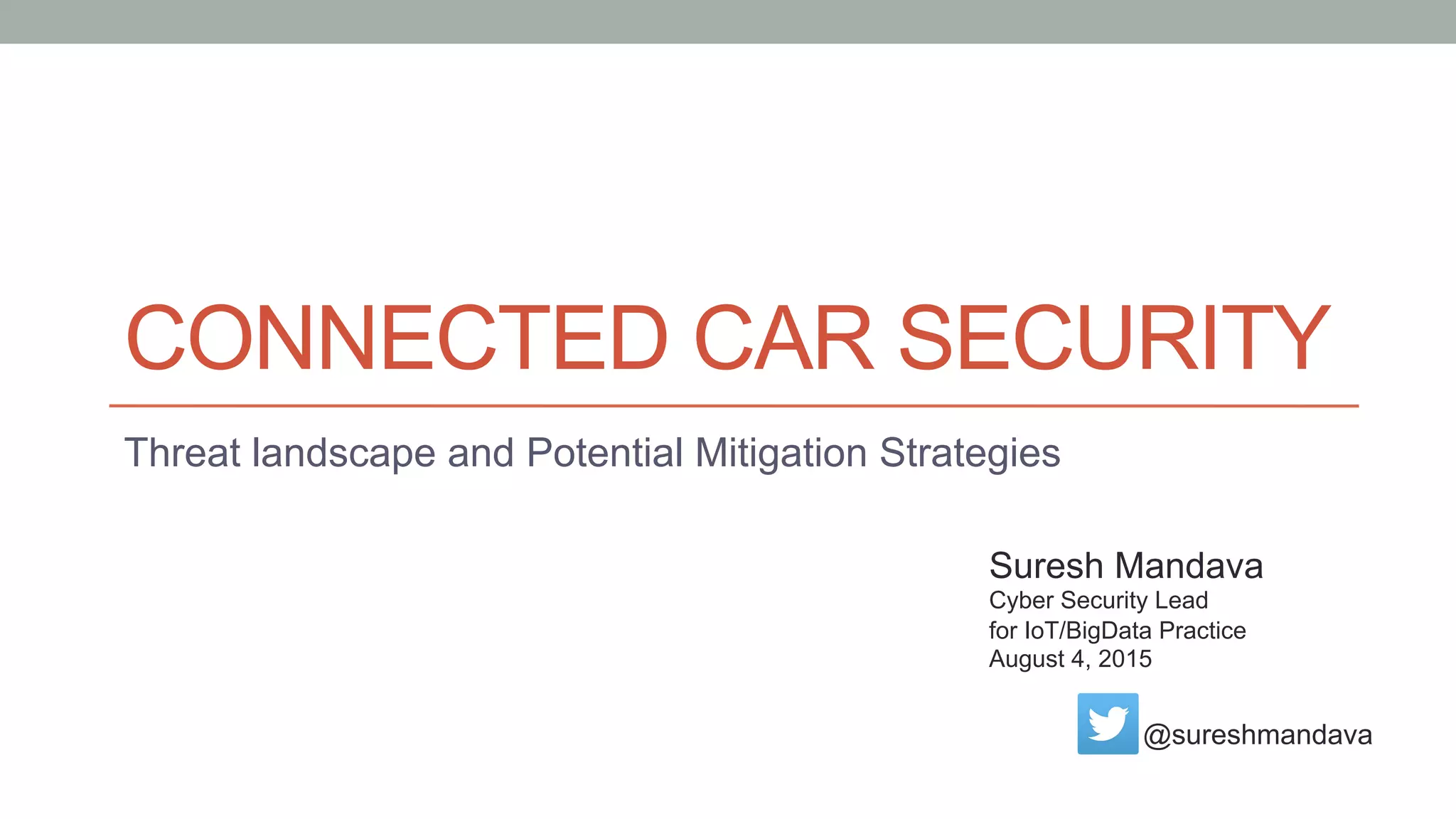 Connected Car Security | PDF