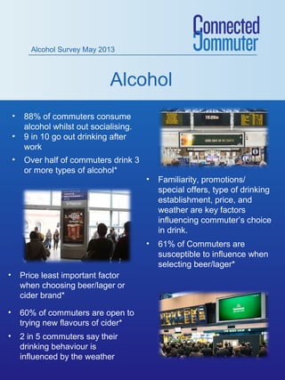 Connected commuter alcohol 2013 | PPT
