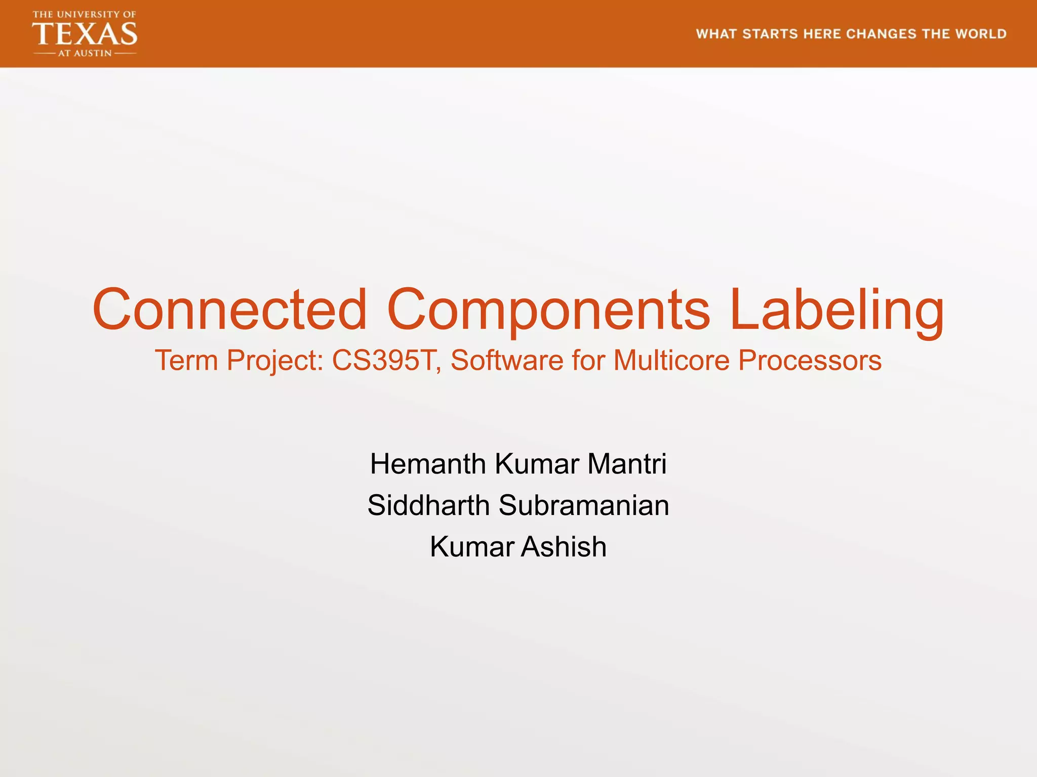 Connected Components Labeling | PDF