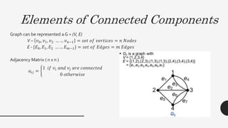 Connected components and shortest path | PPT