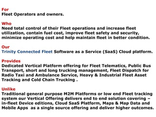 Trintiy Connected fleet | PPT