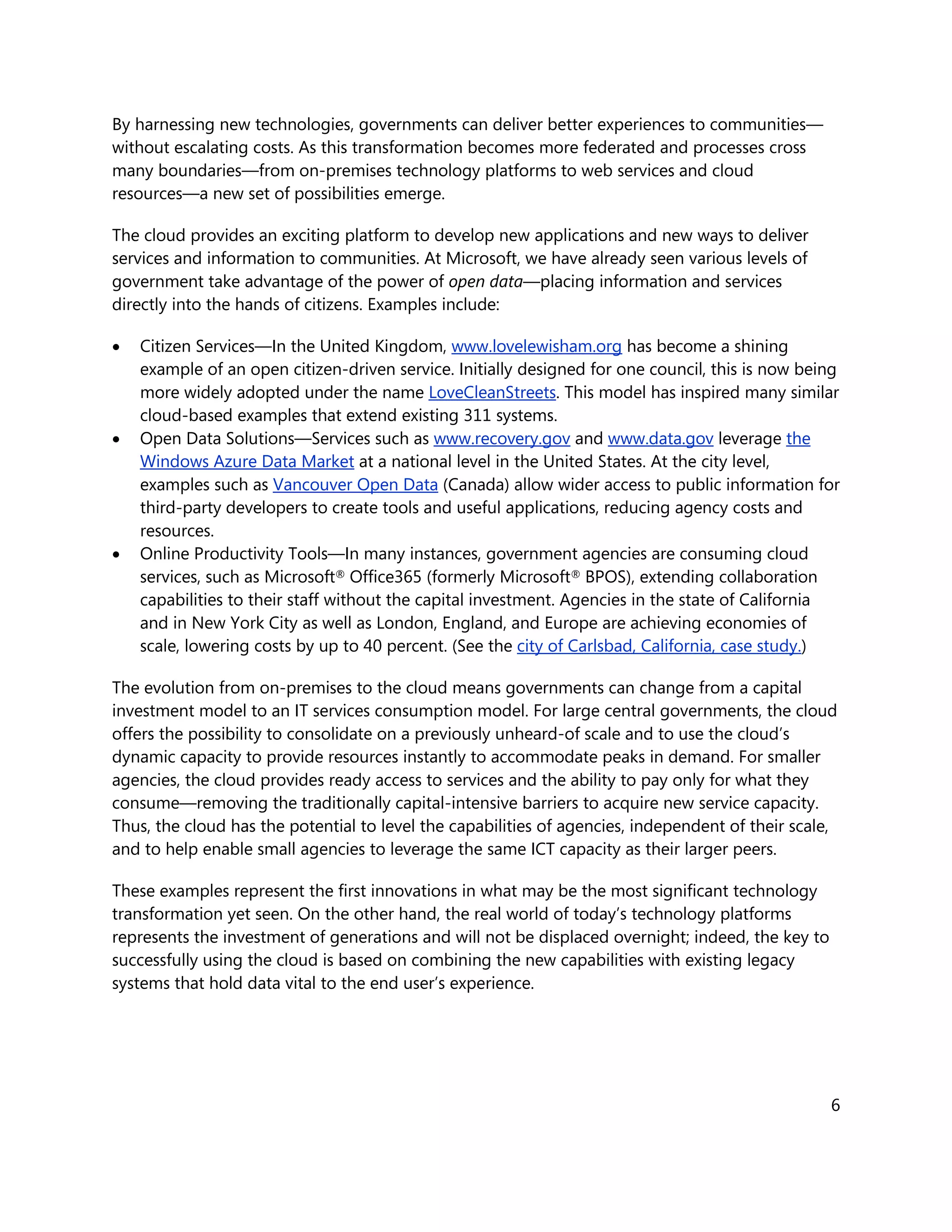 White Paper | Connected Government in a Connected World | PDF