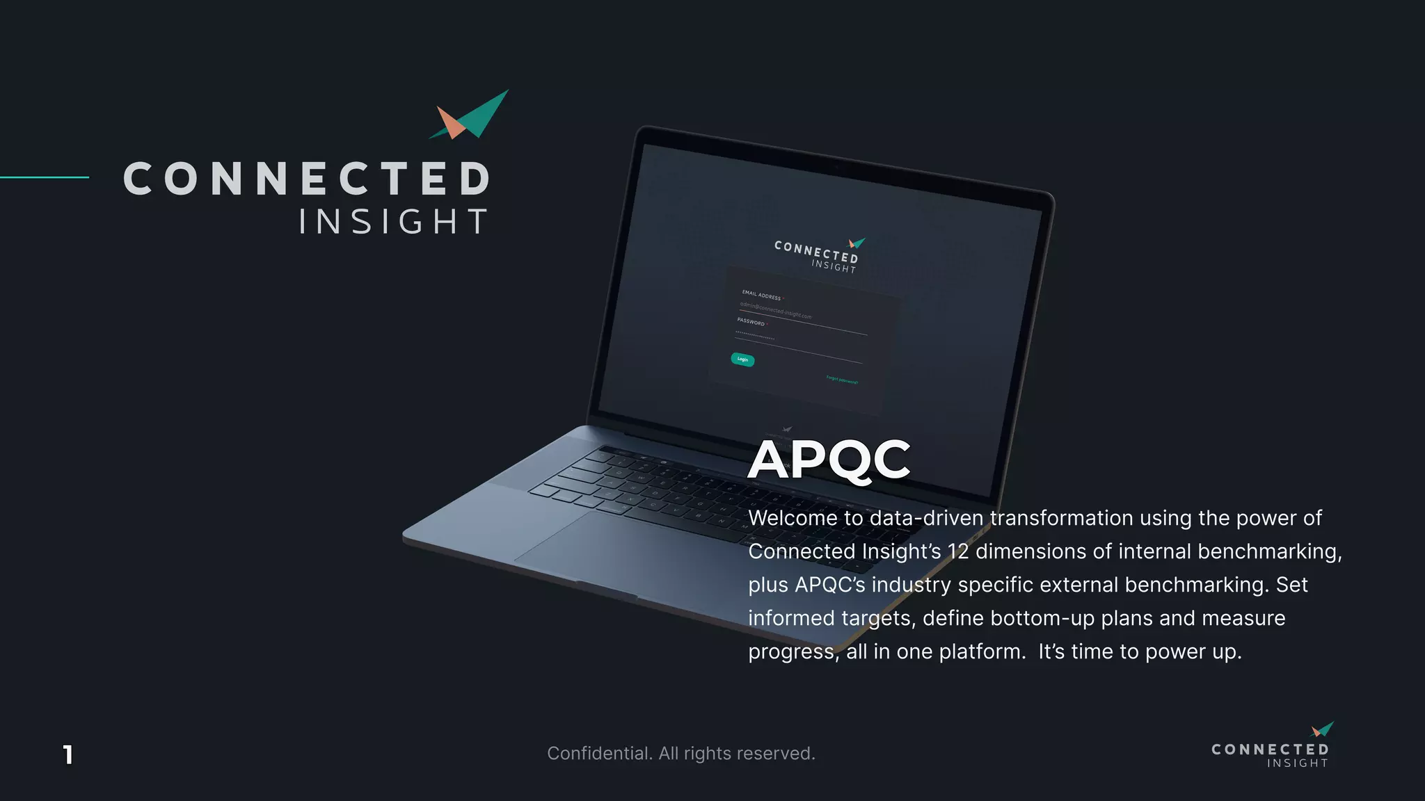 APQC + Connected Insight = Informed Targets + Sustainable Momentum | PDF