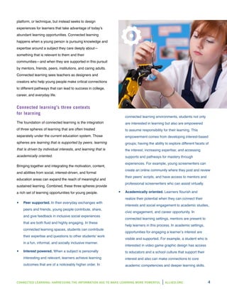 Connected learning | PDF