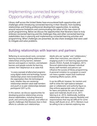 Connected libraries . Surveying the Current Landscape and Charting a ...