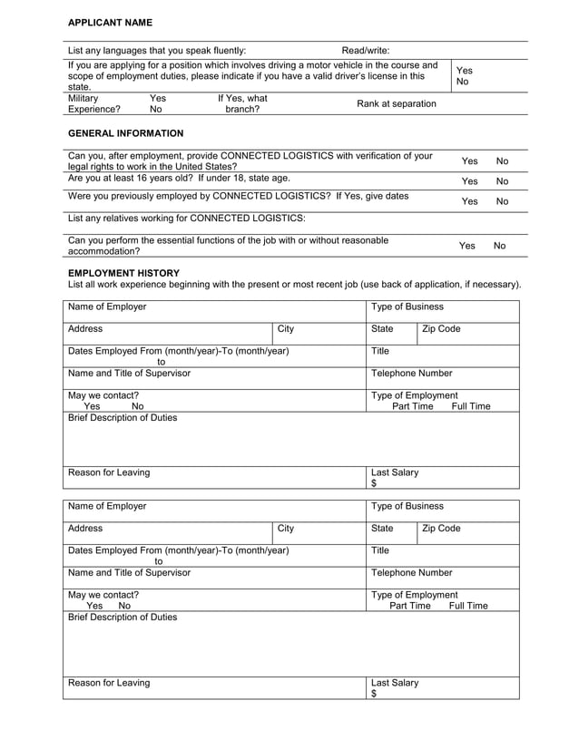 Connected Logistics Application | PDF
