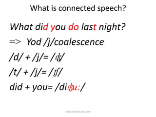 Connected speech | PPTX