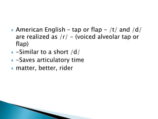 Connected speech and intonation | PPTX