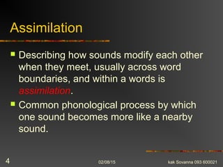 Connected speech of sounds | PPT